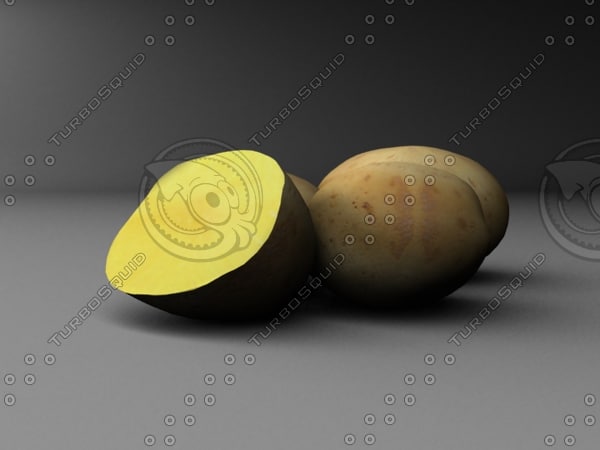 3d potato