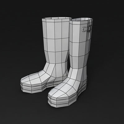 rubber boots wellington 3ds