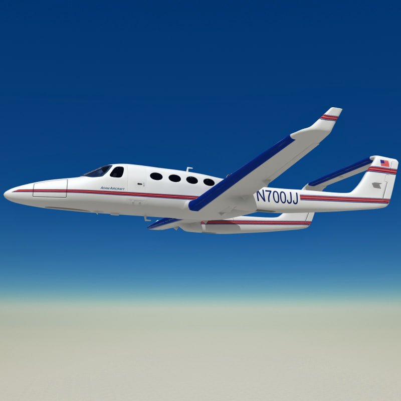 3d adam aircraft a700