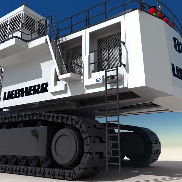 3d liebherr 9800 excavator