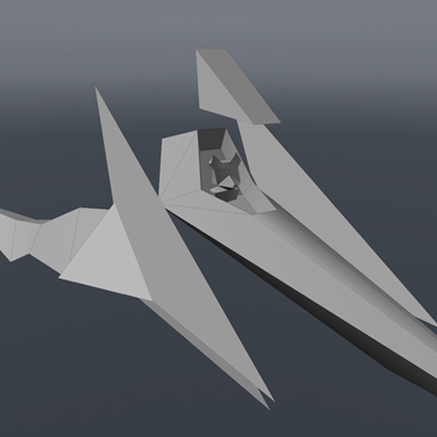 starfox arwing obj free