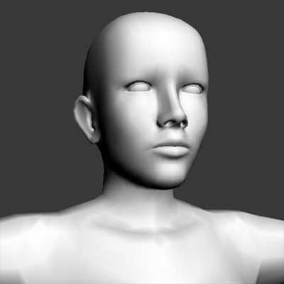 3d model female base