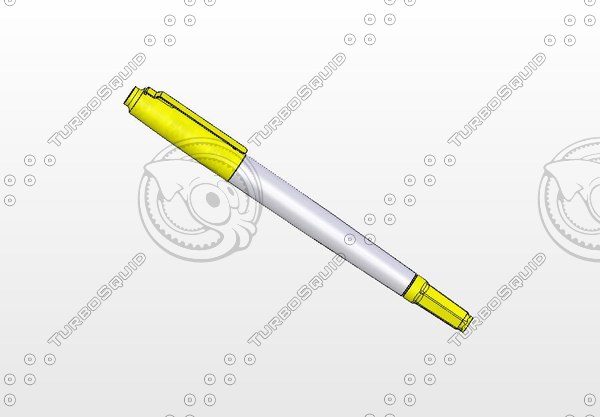 蛍光ペン3Dモデル - TurboSquid 513377