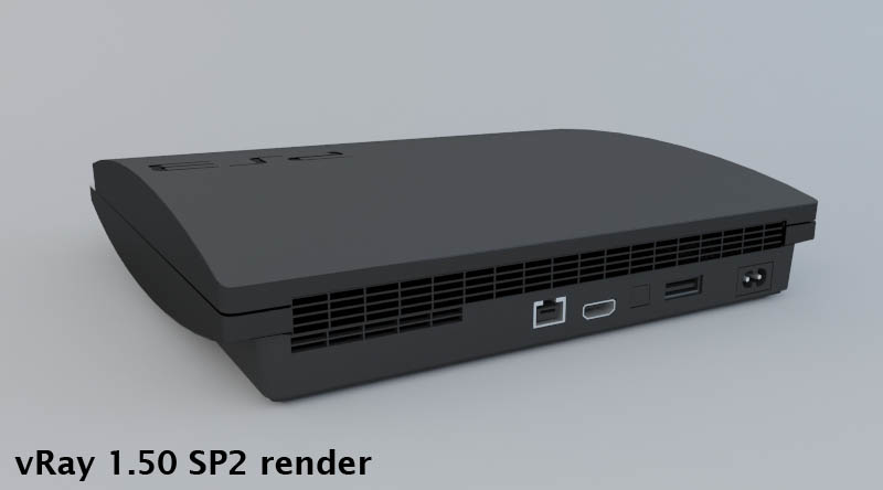 ps3 slim playstation 3 3d model