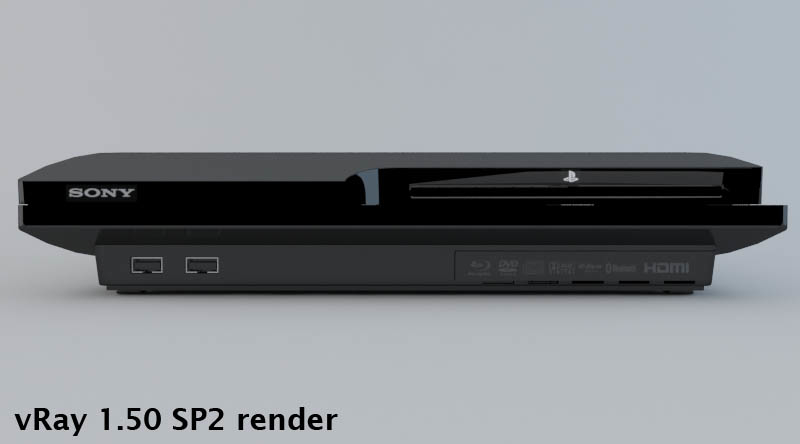 ps3 slim playstation 3 3d model