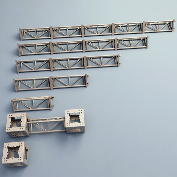 steel truss v3 collections 3d model