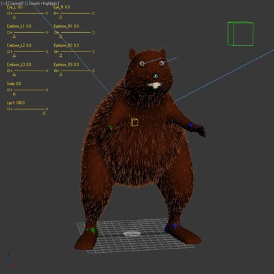 beaver 3d model