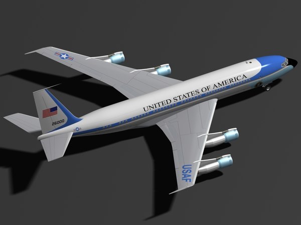 modelo 3d B 707-300 Air Force One VC-137C - TurboSquid 517674