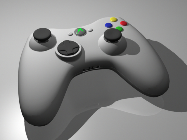 xbox 360 3d model
