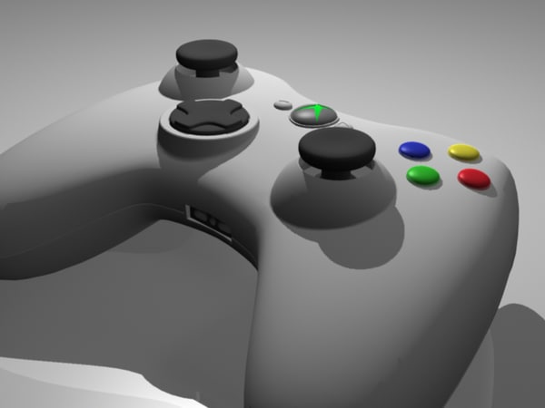 xbox 360 3d model