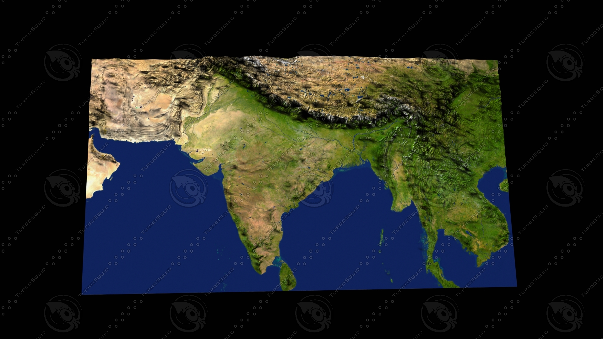 maps india 3d max