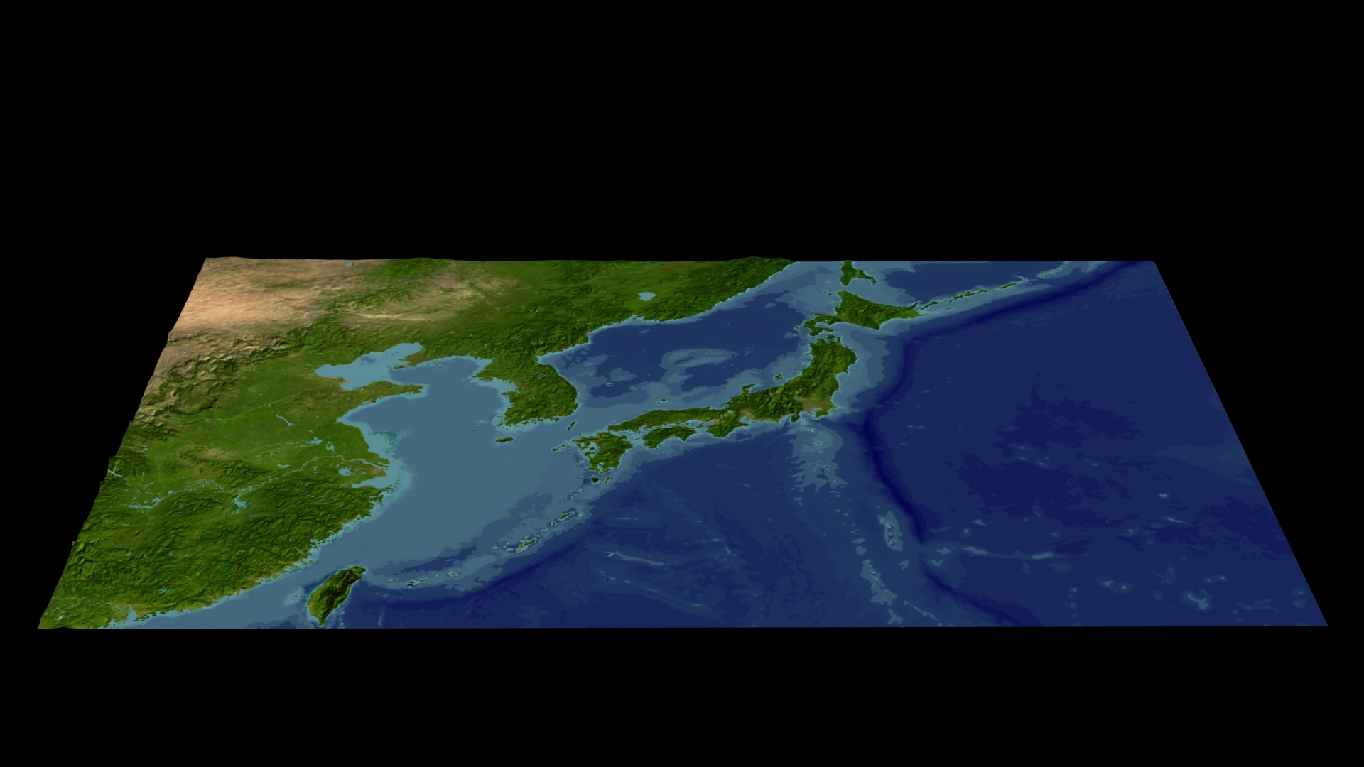 japan maps 3d model