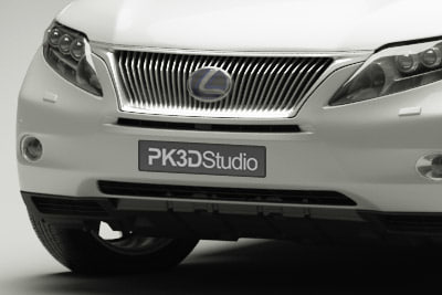 3d lexus rx 450h 2010 model