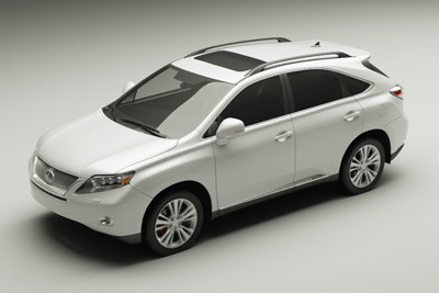 3d lexus rx 450h 2010 model