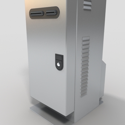 3d model movie ticket machine