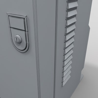 3d model movie ticket machine