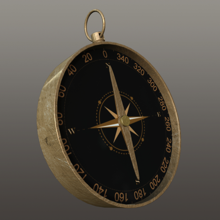 3d compass magnetic model