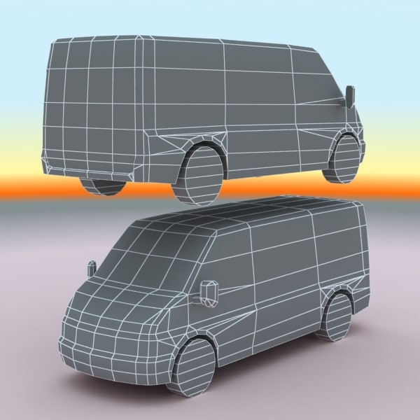 3d 3ds euro van