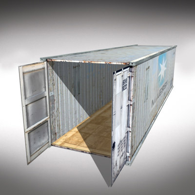 iso container 3d model