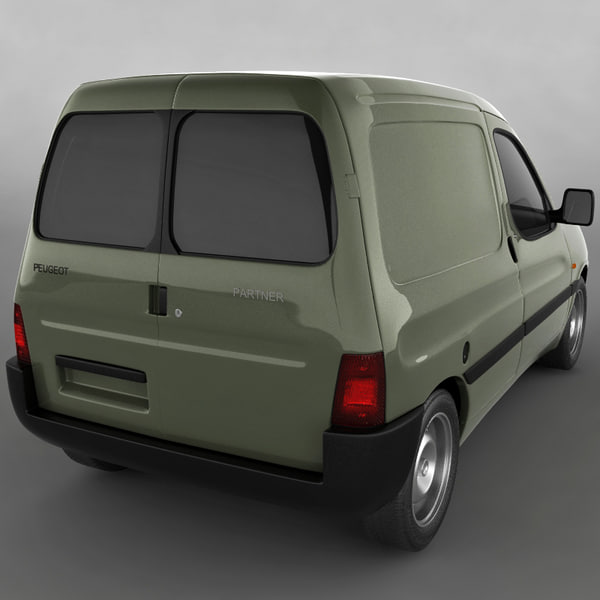 peugeot partner 3d model