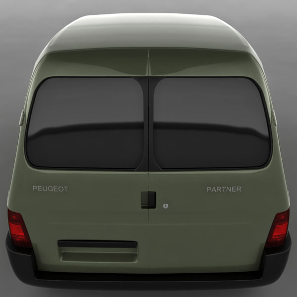 peugeot partner 3d model