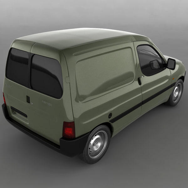 peugeot partner 3d model