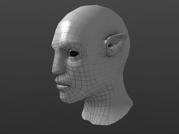 avatar head 3d model