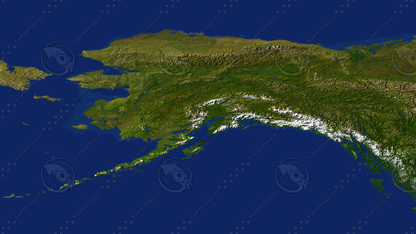 3d model of alaska