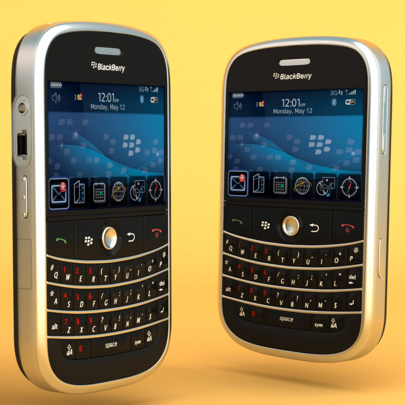 blackberry bold 9000 3d model