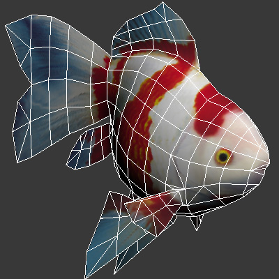 goldfish fish gold 3d model