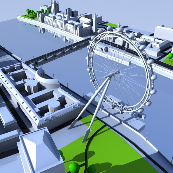 3d model london