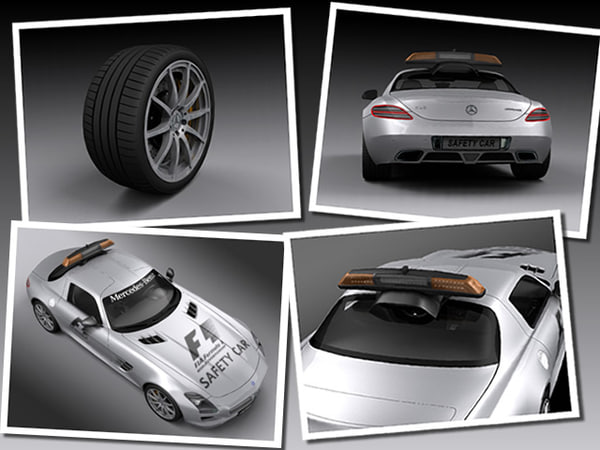 3d model car safety