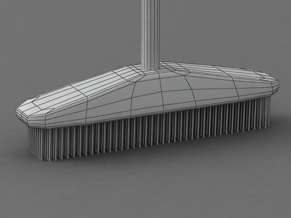 broom 3d model