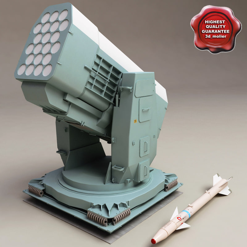 3d model rim-116 rolling airframe missile