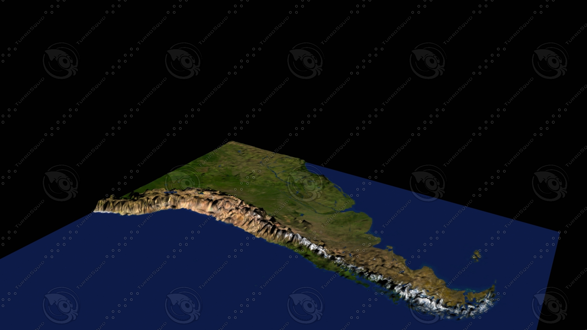 3d chile maps