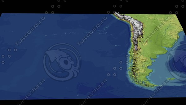 3d chile maps