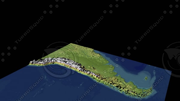 3d chile maps