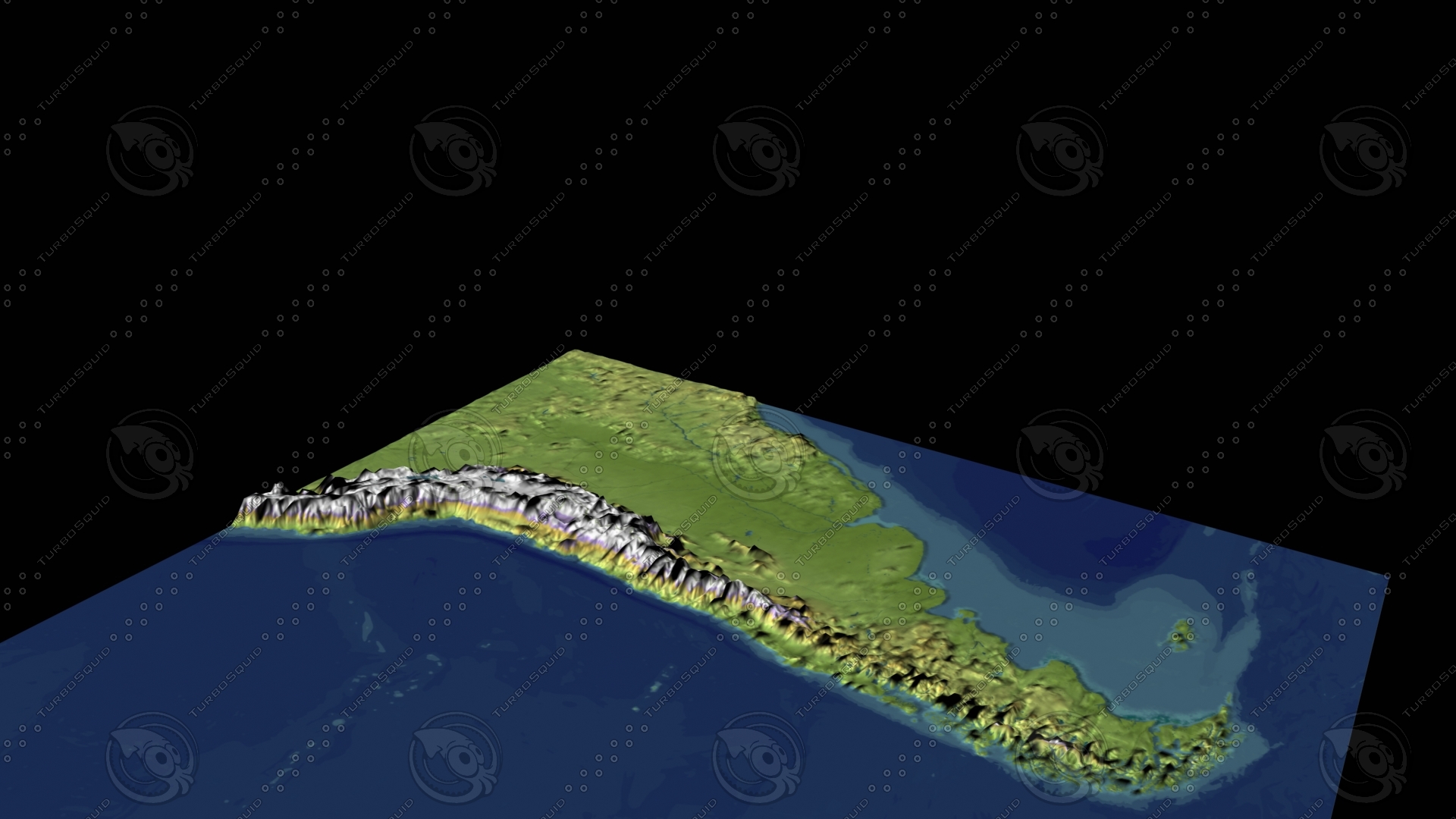 3d chile maps