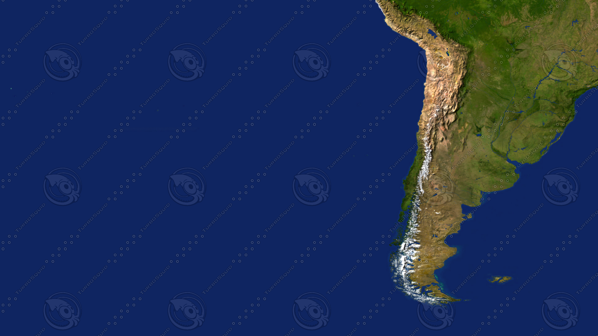 3d chile maps