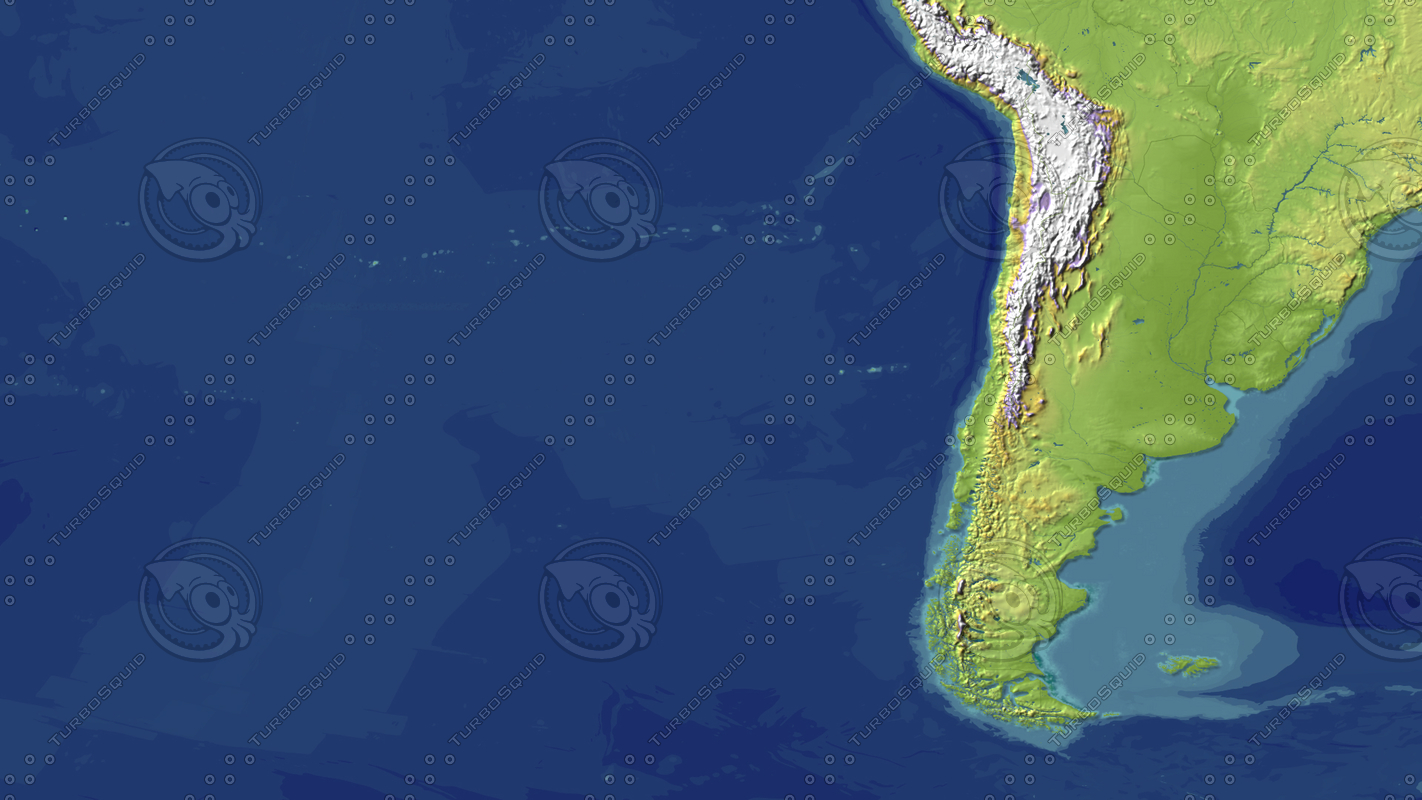 3d chile maps