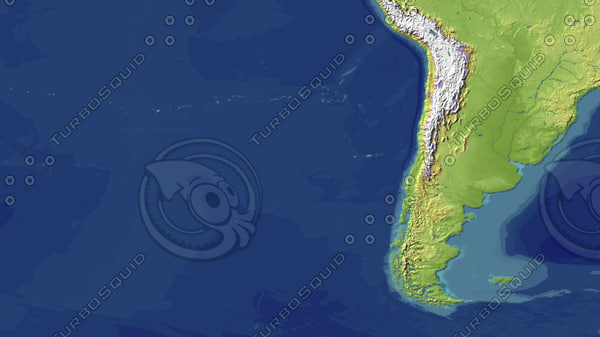 3d chile maps