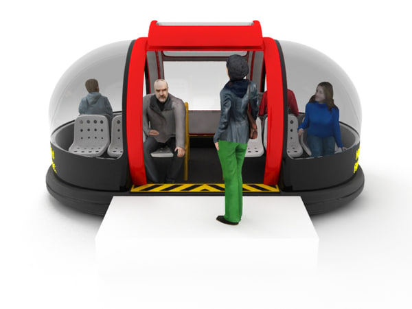 3d model pod transporter