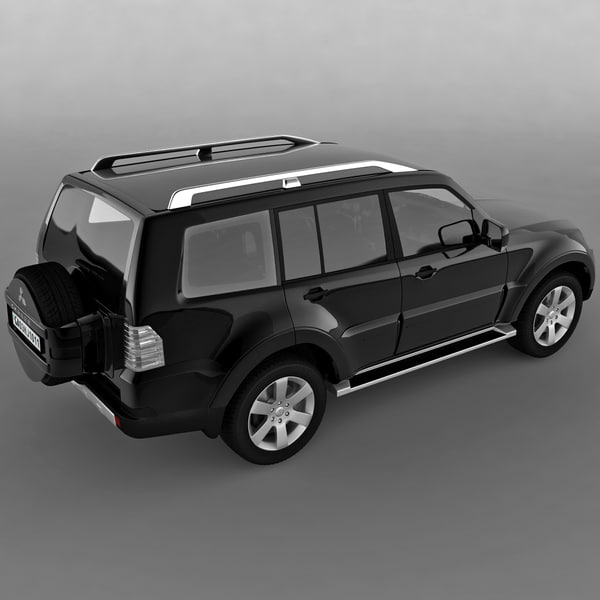 mitsubishi shogun 3d model