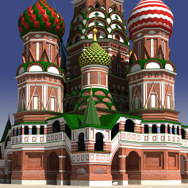 saint basils cathedral 3d model
