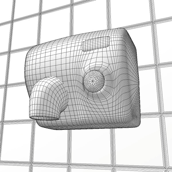 hand dryer 3d model