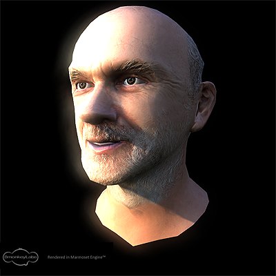 head games simulation 3d max