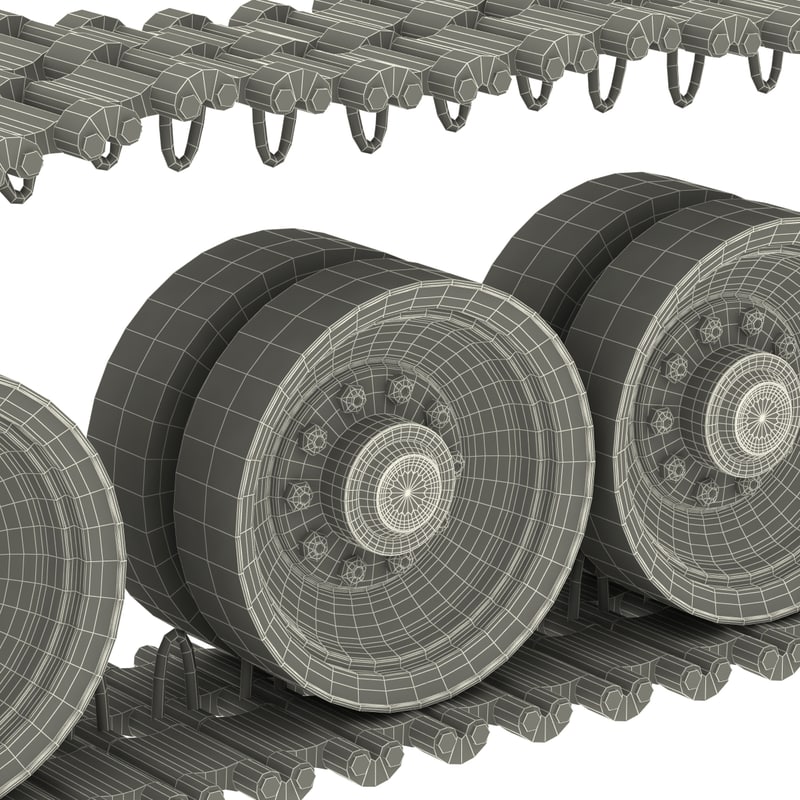 tank tracks 3d model