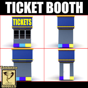 Ticket Booth 3D Models for Download | TurboSquid