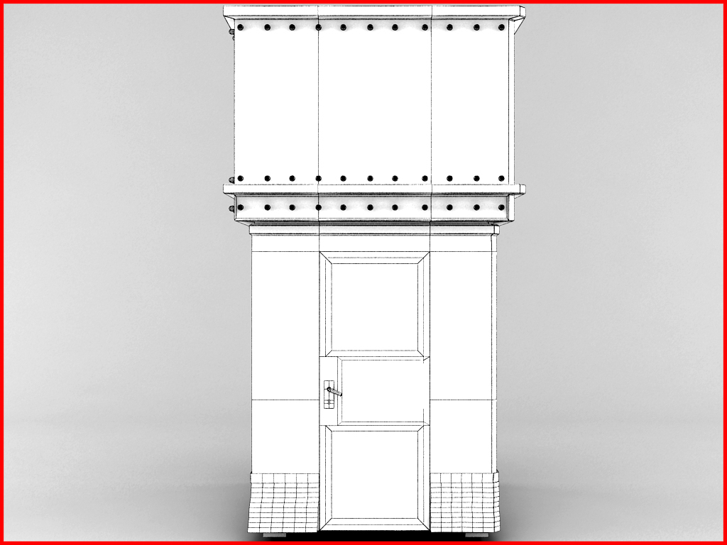 3dsmax ticket booth