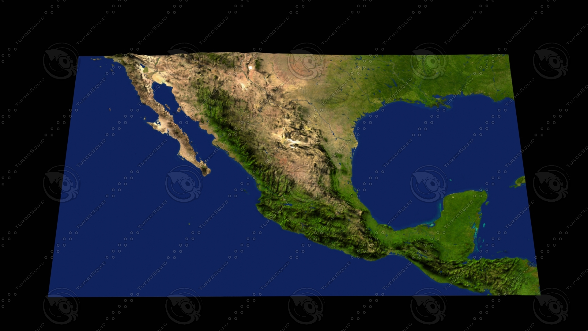 mexico maps 3d max
